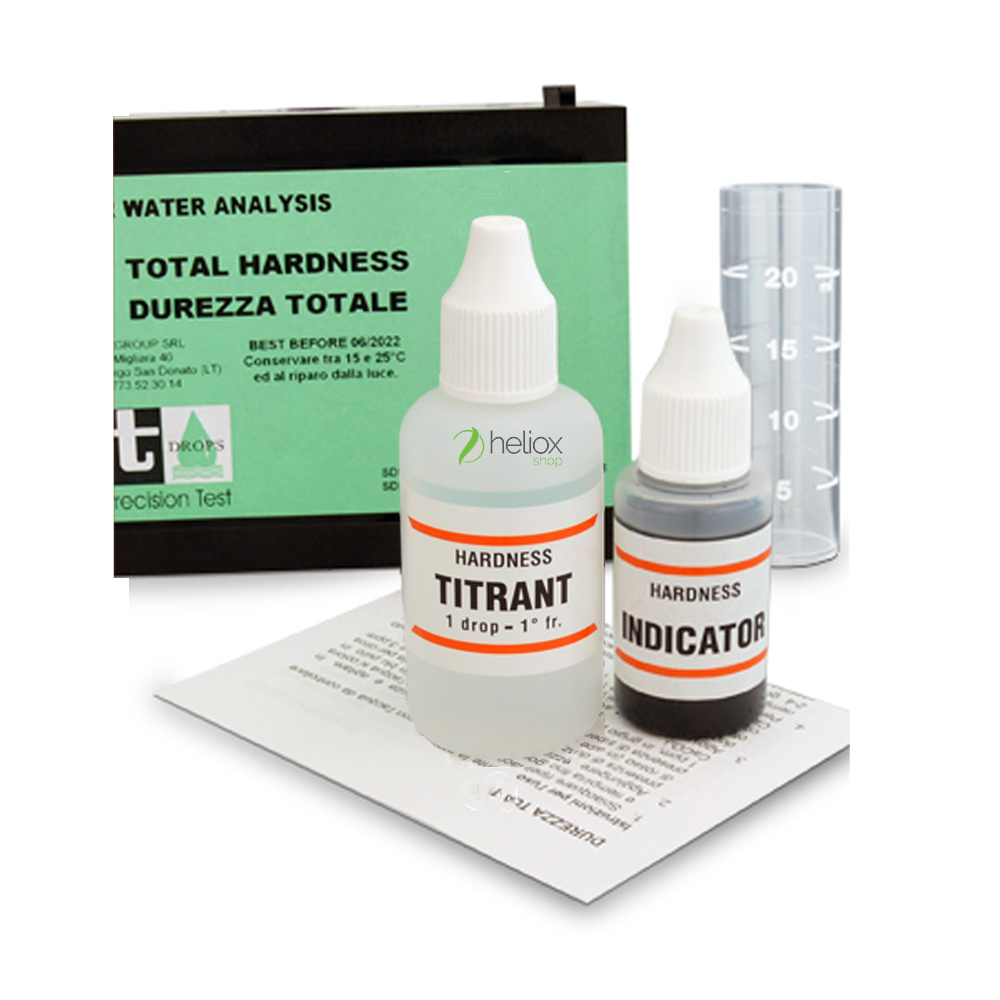 Kit Misuratore Analisi Durezza Acqua Titrant - Helioxshop Depuratori ...