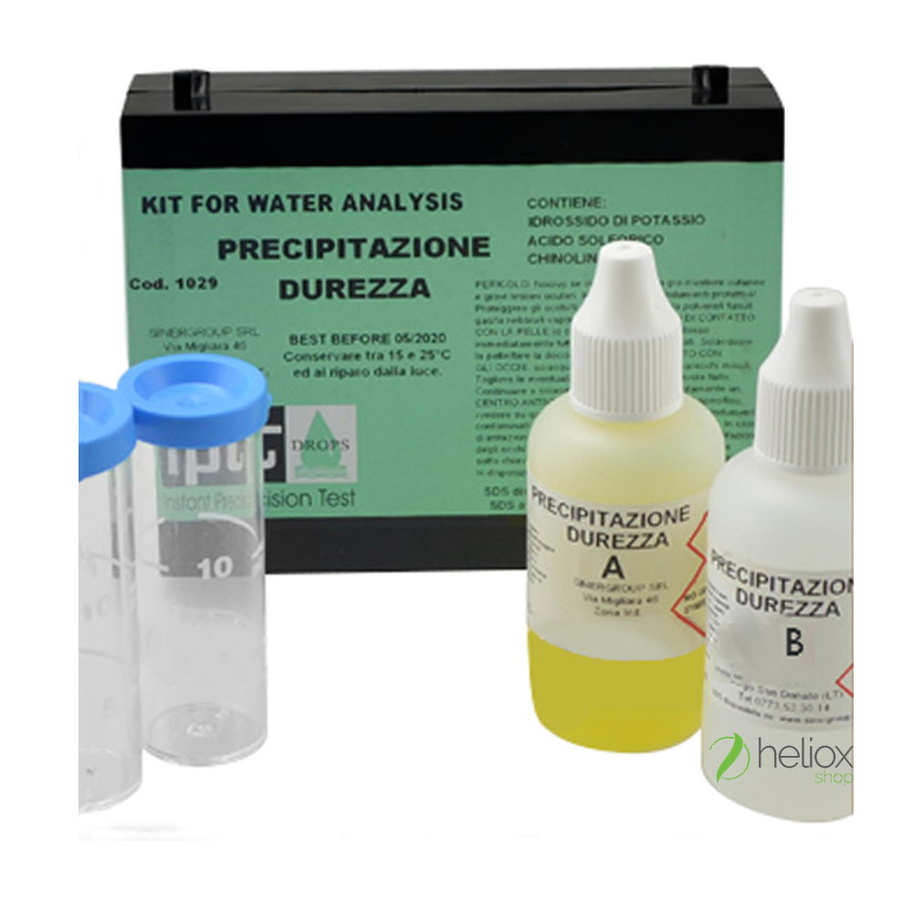 Kit test precipitazione durezza acqua flacone da 25cc